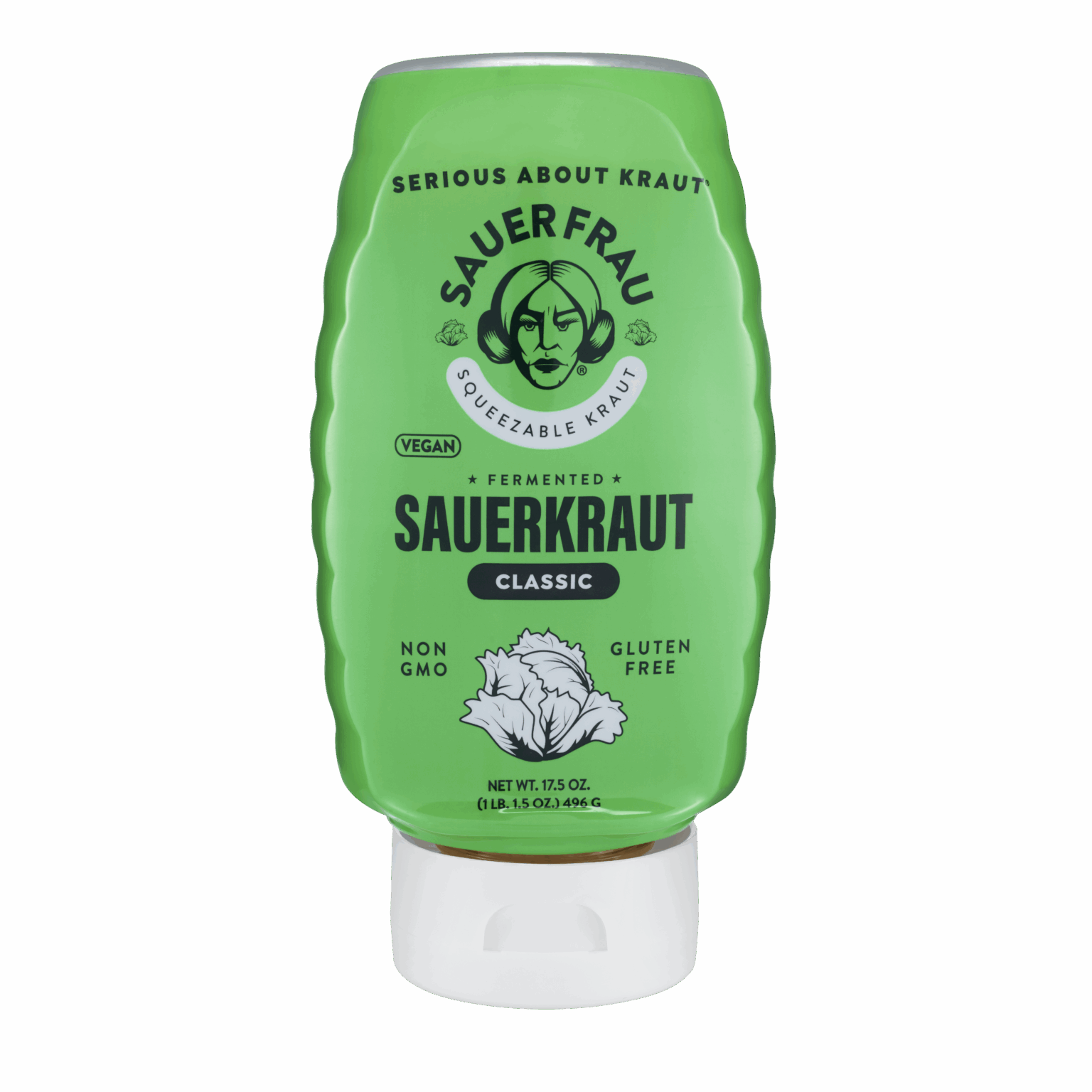 Sauer Frau Squeezable Kraut - Classic Sauerkraut